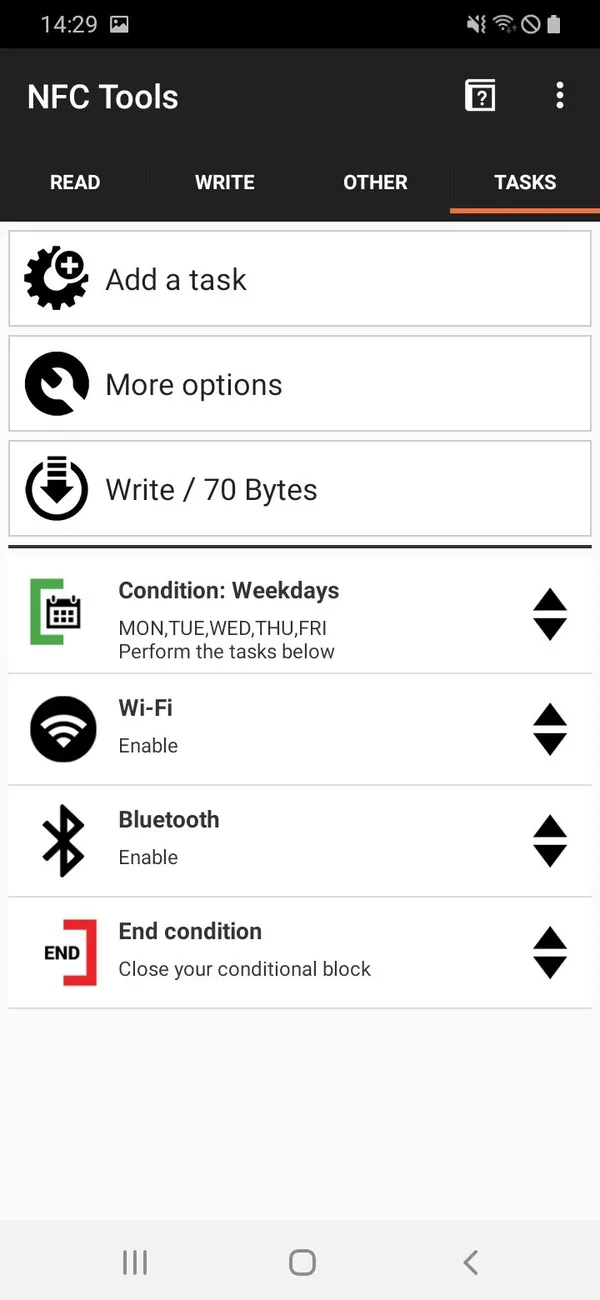 Android: Trigger tasks with conditions with NFC | NFC-Tag-Shop.de