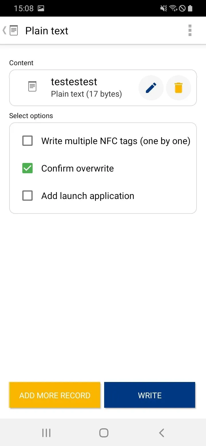Android: Write NFC tags | NFC-Tag-Shop.de